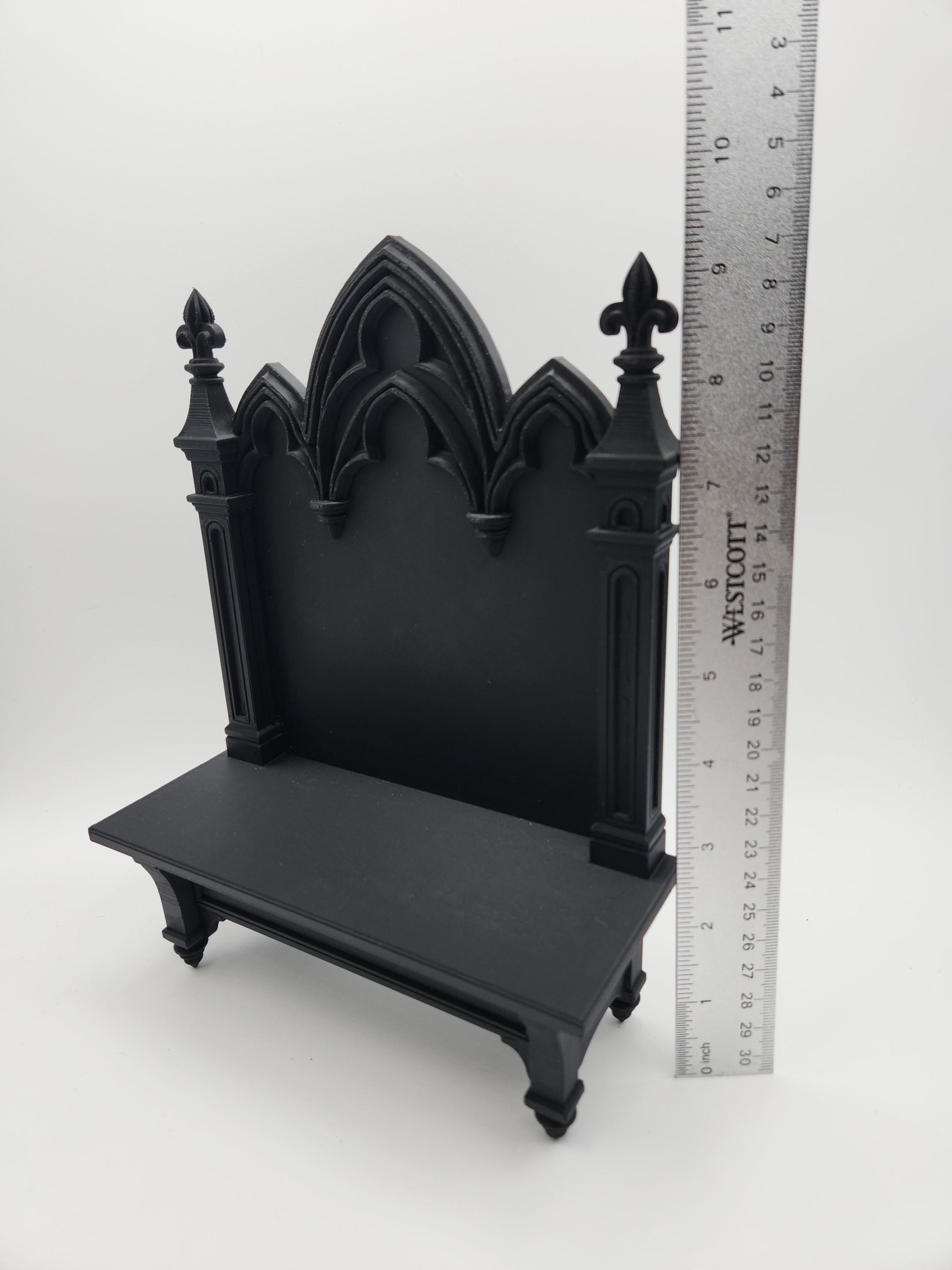 Gothic Cathedral Style Jewelry Holder and Stand | Baroque Display Stand ...