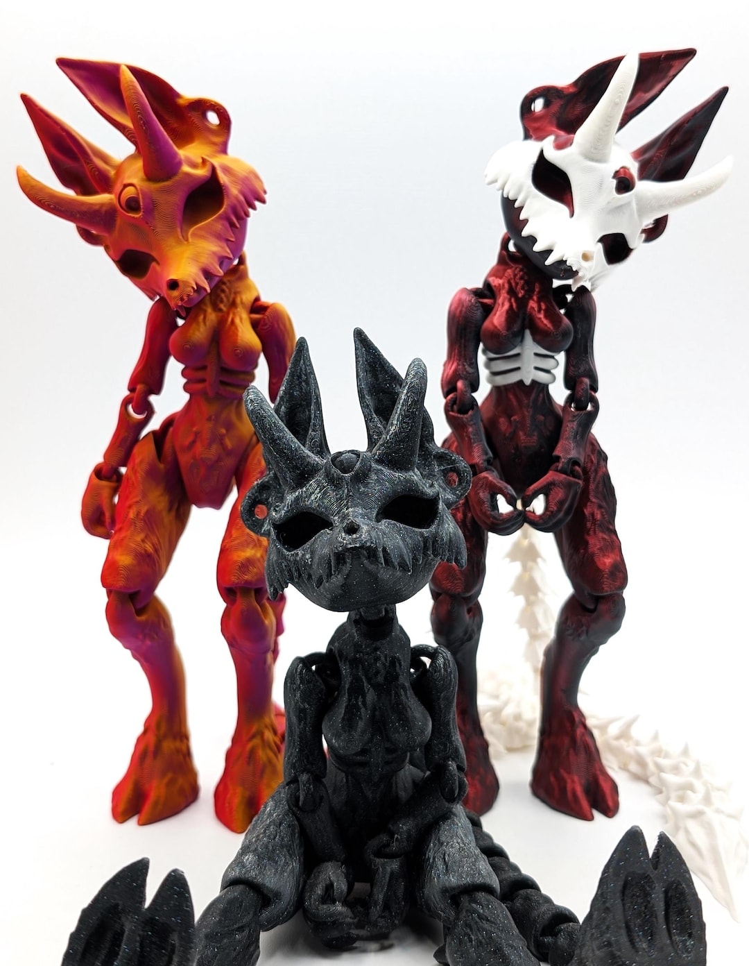 Imp Demon Doll | Gothic Articulated Figurine | Customizable Creepy Doll ...