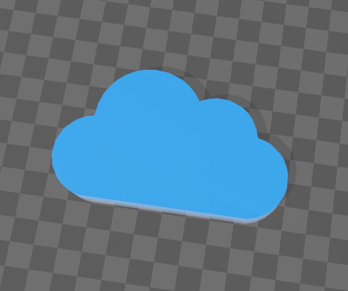 Cloud Model Stl 3d Model for Business and Home Stl File Clouds 3d Print ...