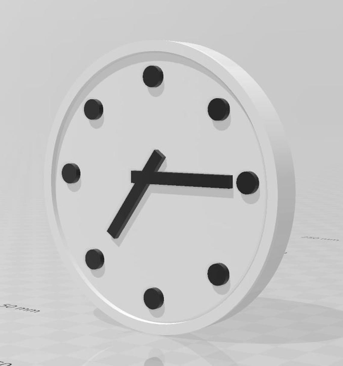 Wall Clock 3d Model Stl File for 3d Printing Download File Home File ...