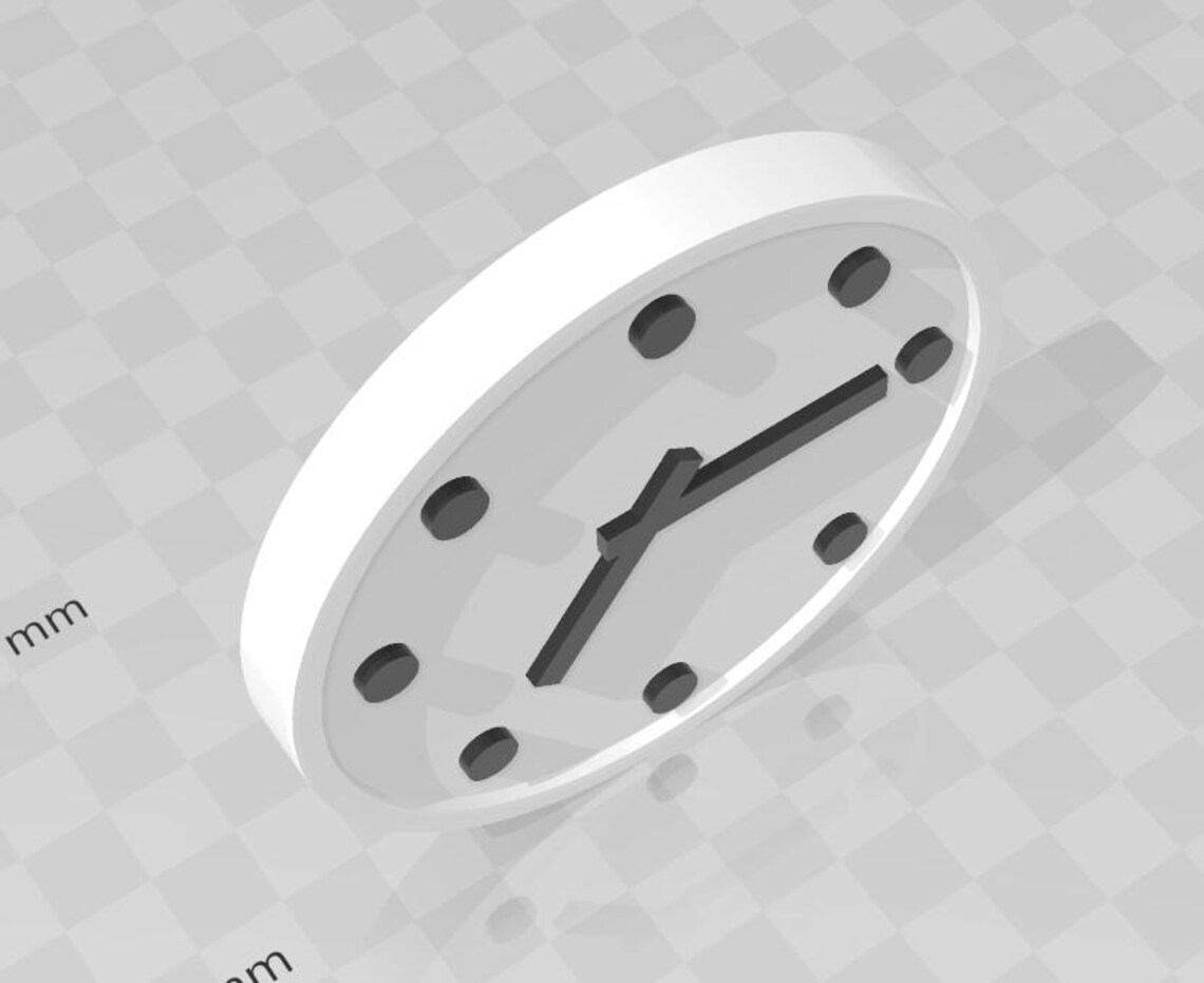 Wall Clock 3d Model Stl File for 3d Printing Download File Home File ...