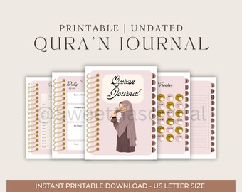 Quran Journal Digital, Quran Study, Quran Tracker, Muslim Planner ...