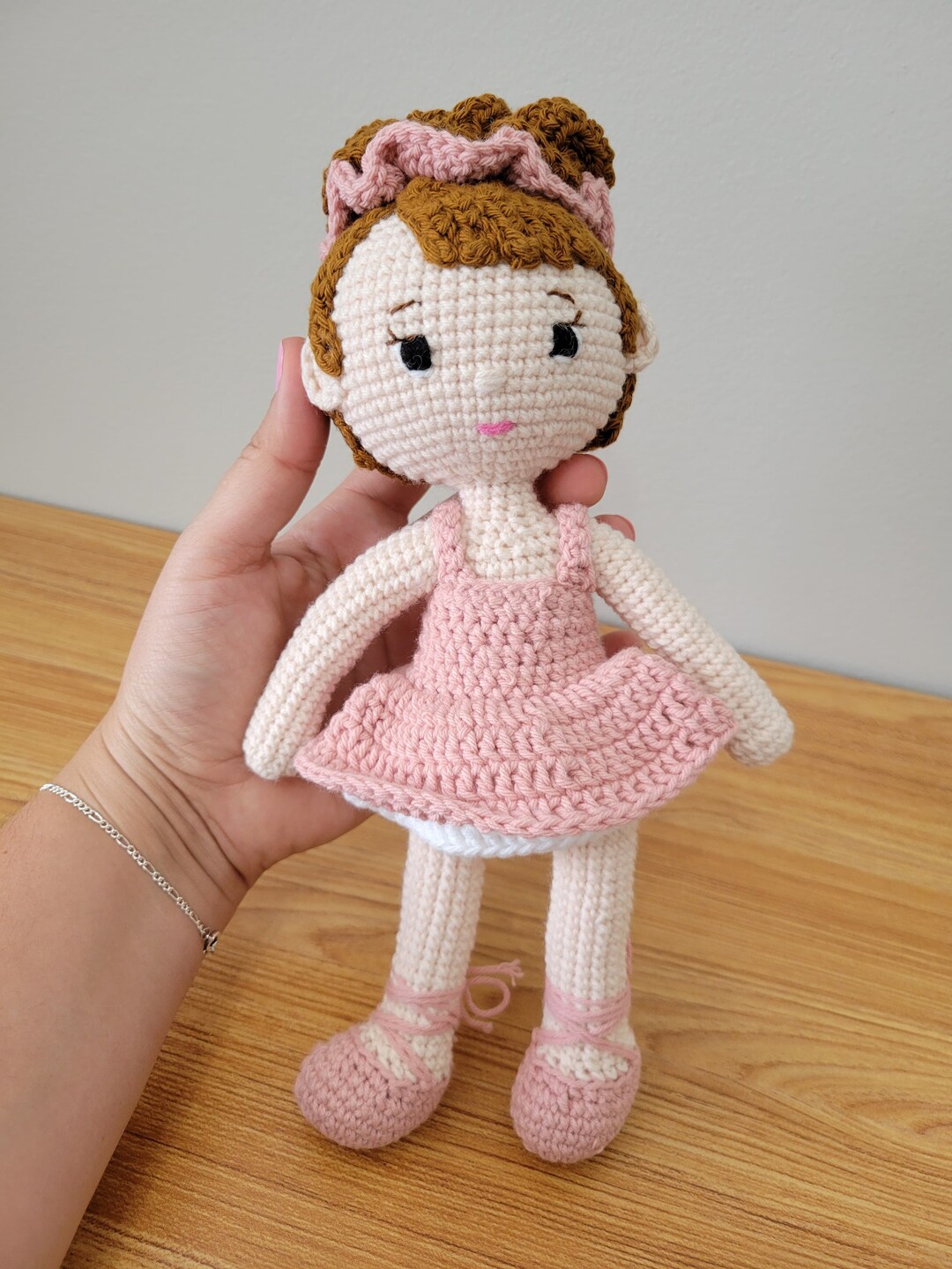 Crochet Ballet Doll,ballerina Amigurumi, Handmade Cotton Ballet Dancer Toy, Dancer Doll, Gift ...