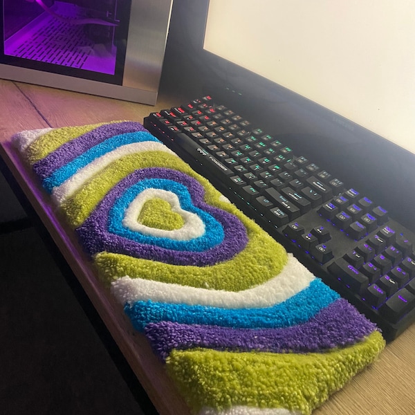 Game Keyboard Tufted Rug - Etsy