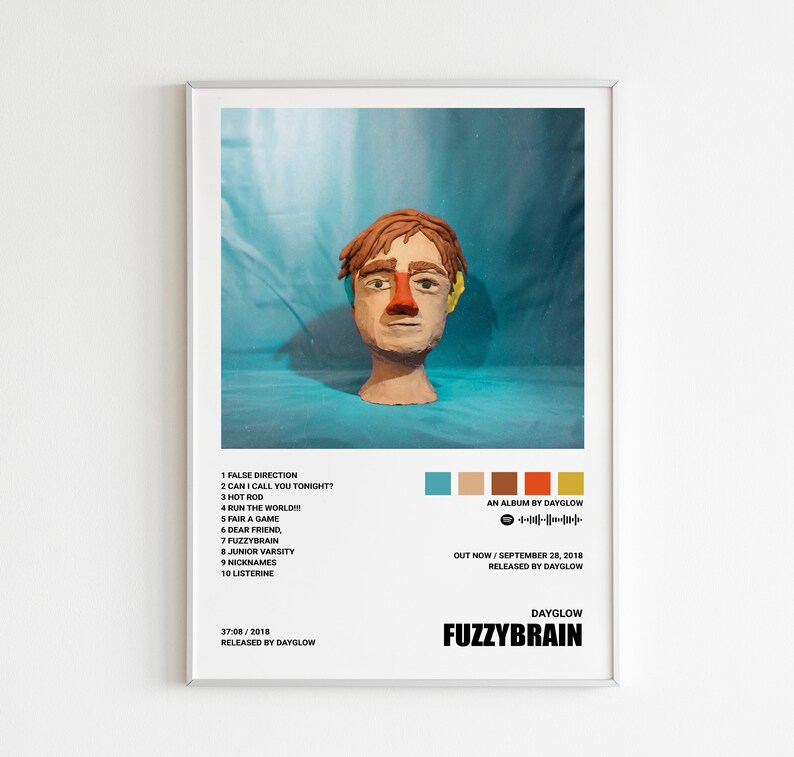 Dayglow Poster, Fuzzybrain Album Poster, Album Cover Poster, Poster ...