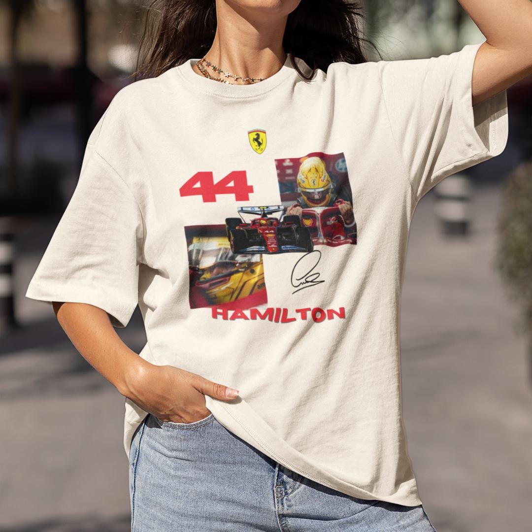 Lewis Hamilton Scuderia Ferrari Formula One Shirt - Hamilton Ferrari ...