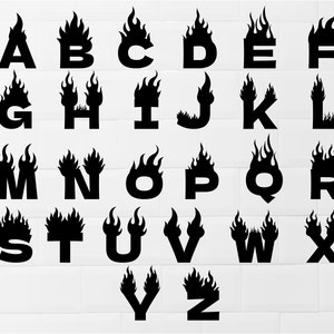 Flaming Letters Font Burning, Fire Font Fire Letters, Flame Font Fire ...
