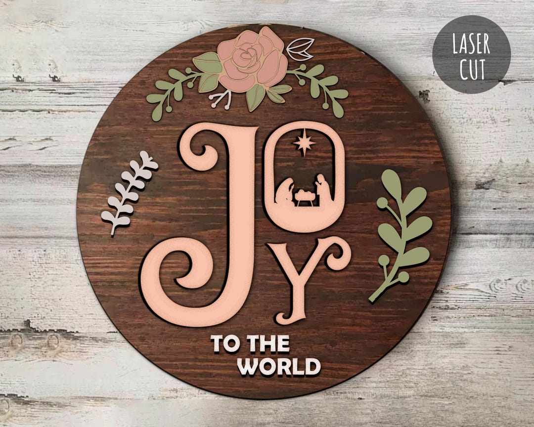 Joy Welcome Home Outdoor Signs, Instant Digital Download, Laser Cut ...