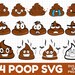 Poop SVG Bundle, Poop Face SVG, Poop SVG, Poop Clipart, Files for ...
