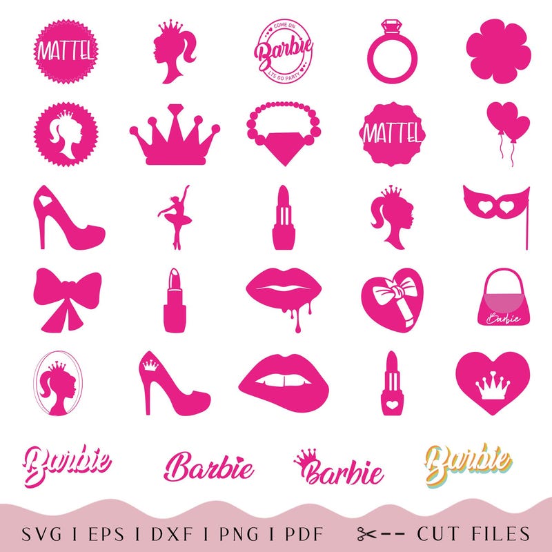 Barbie Svg - Etsy