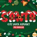 Santa Cute PNG Font, Santa Alphabet Png, Santa Font, Santa Cute Font ...