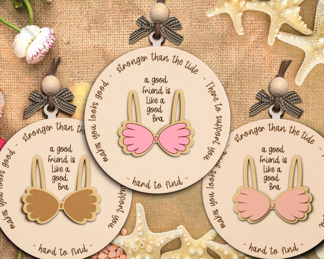 Mermaid Bra Ornament SVG, Mermaid SVG Files for Cricut, Friend ...