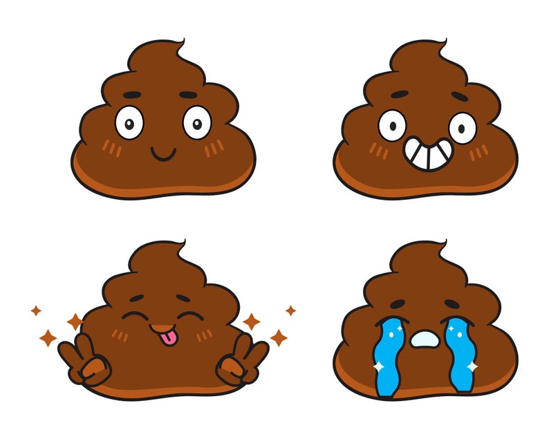 Poop SVG Bundle, Poop Face SVG, Poop SVG, Poop Clipart, Files for ...