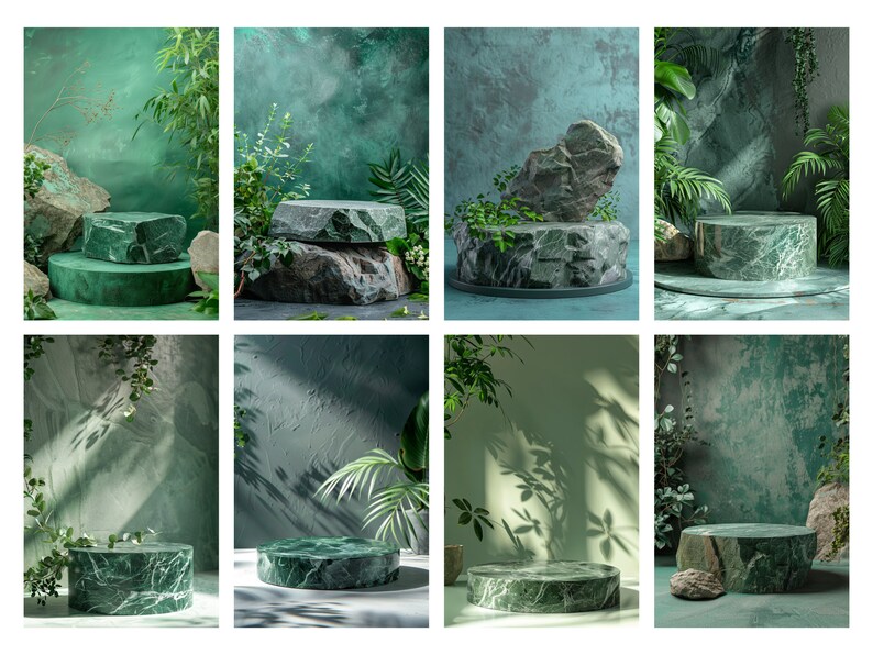 Natural Product Background Mockup Display, Product Showcase, Podium ...