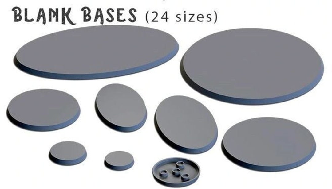 Round Wargaming Bases With Magnet Holders - Etsy