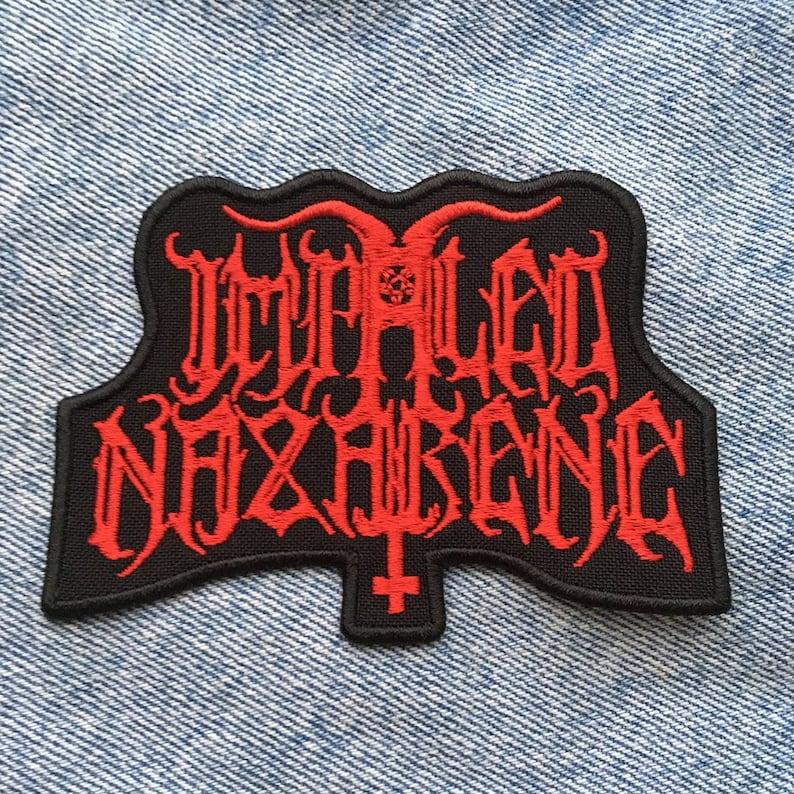 IMPALED NAZARENE Embroidered Patch Sarcofago Carpathian Forest Beherit ...
