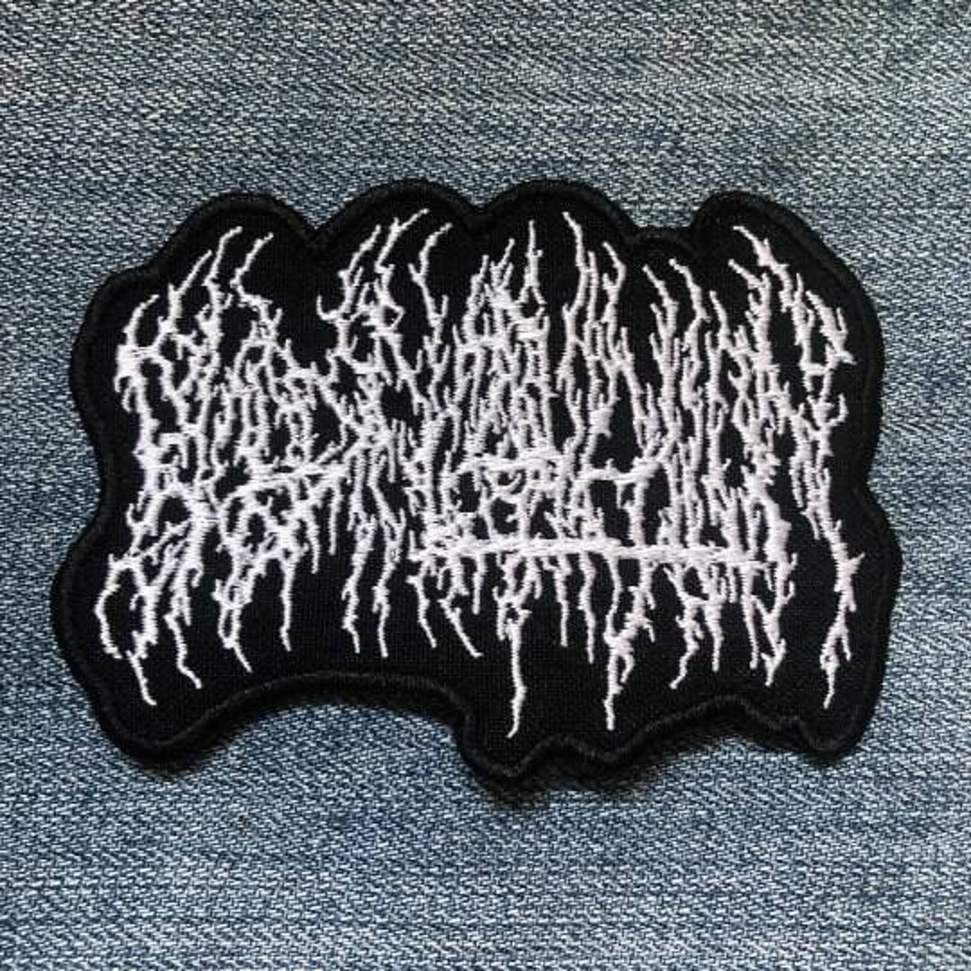 BLOOD INCANTATION White Embroidered Patch Spectral Voice Tomb Mold ...