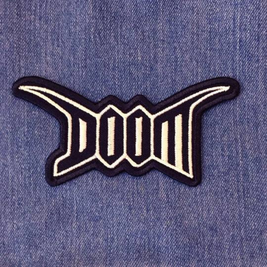 DOOM Embroidered Patch Extreme Noise Terror Discharge Anti Cimex ...