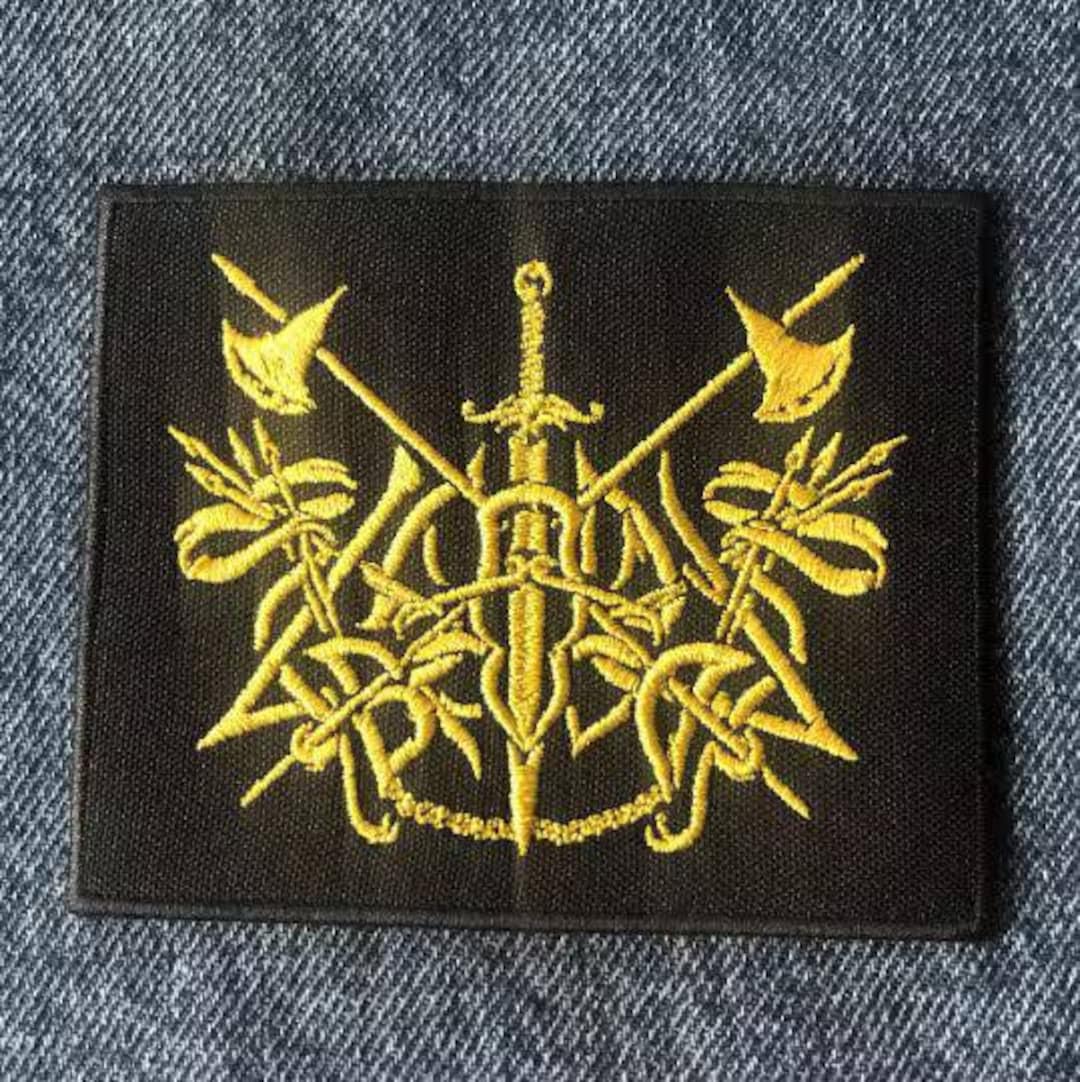 CALADAN BROOD Sword Embroidered Patch Summoning Emyn Muil Lustre Midnight Odyssey Elderwind ...