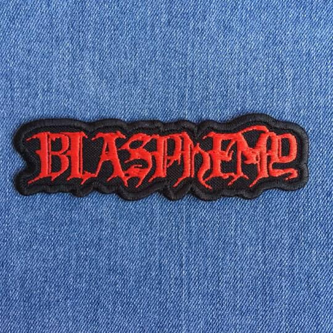 BLASPHEMY Embroidered Patch Revenge Proclamation Conqueror Beherit ...