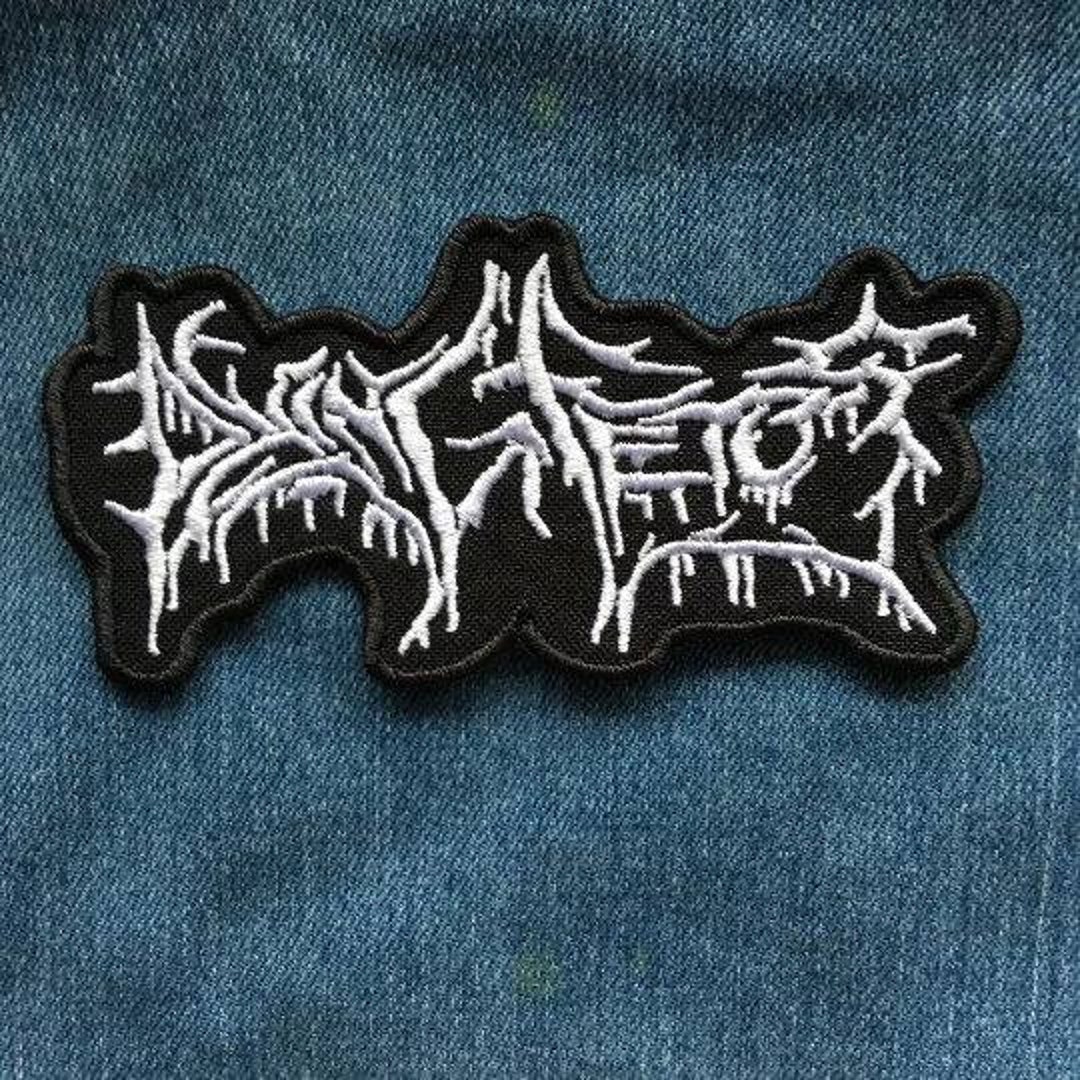 DYING FETUS Old Logo Embroidered Patch Cannibal Corpse Suffocation Aborted Origin Devourment ...