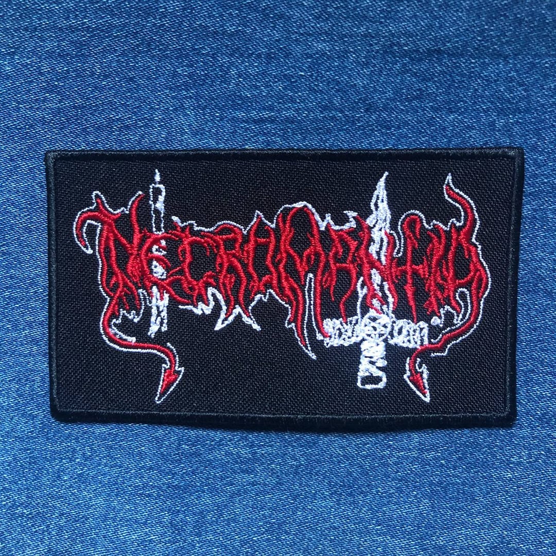 NECROMANTIA Embroidered Patch Rotting Christ Varathron Mortuary Drape ...