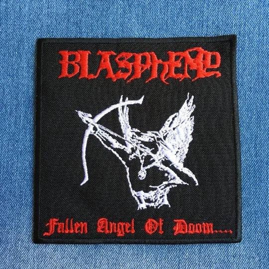 BLASPHEMY Fallen Angel of Doom Embroidered Patch Beherit Judas Iscariot ...