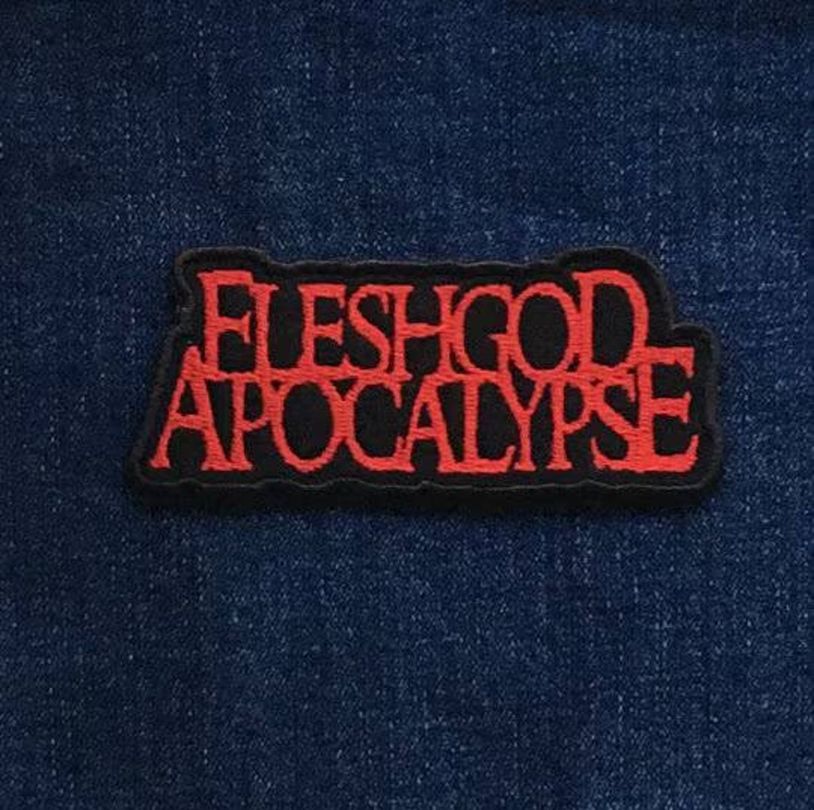 FLESHGOD APOCALYPSE Embroidered Patch Septicflesh Hour of Penance Allegaeon Obscura Archspire ...
