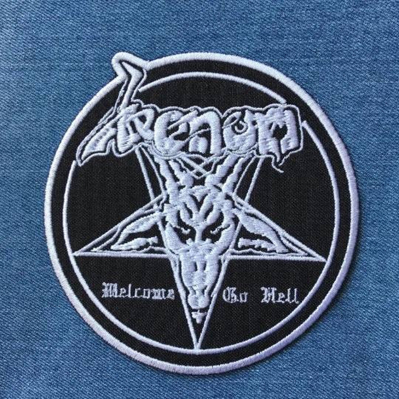 VENOM Welcome to Hell Embroidered Patch Sodom Bathory Hellhammer Celtic ...