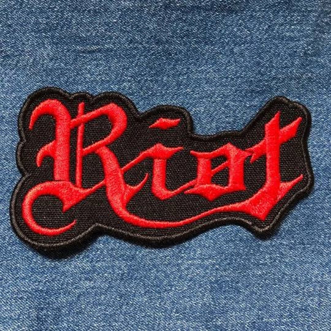 RIOT Embroidered Patch Judas Priest Accept Grim Reaper Anvil Helstar the Rods Armored Saint ...