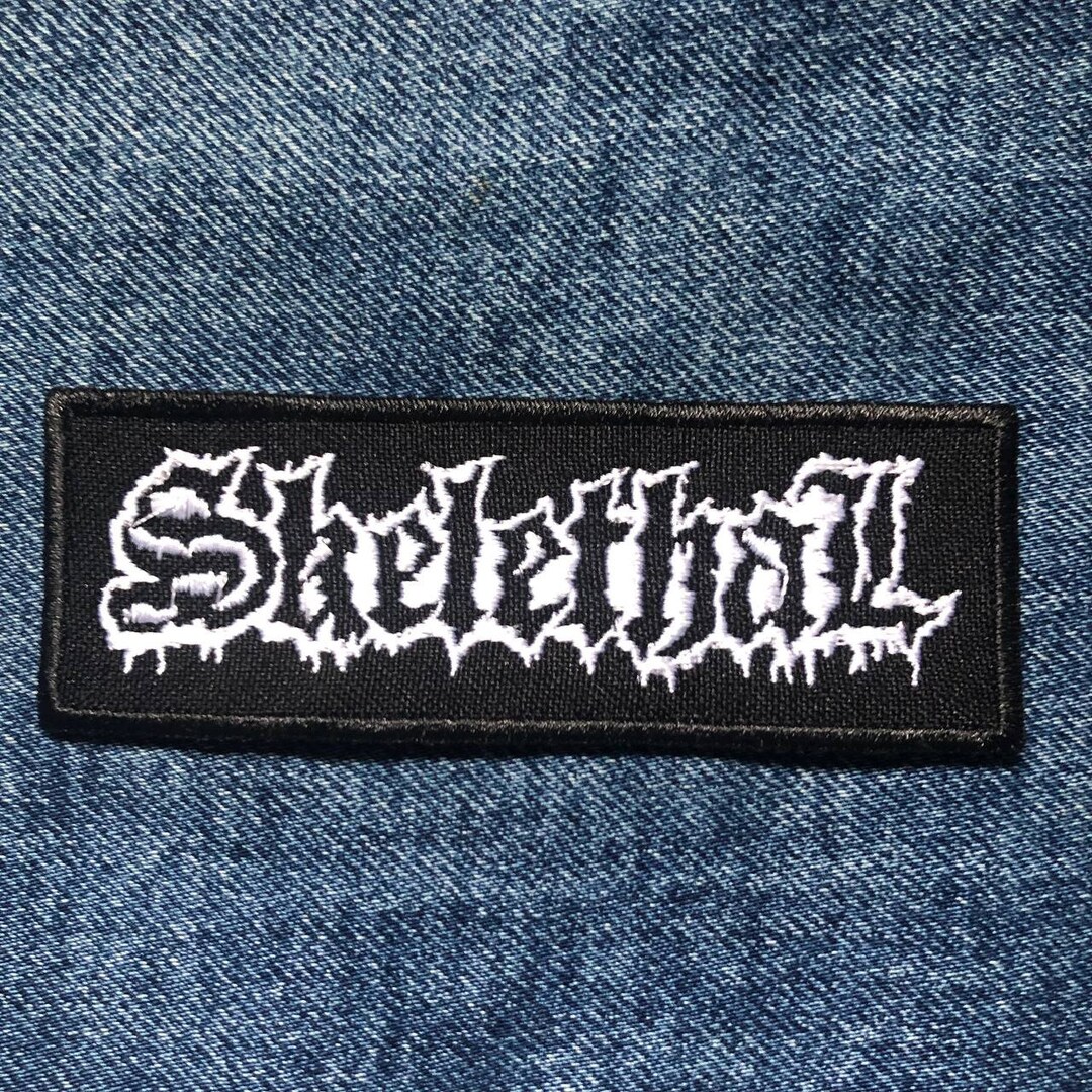 SKELETHAL Embroidered Patch Gorement Entombed Dismember Thanatos ...