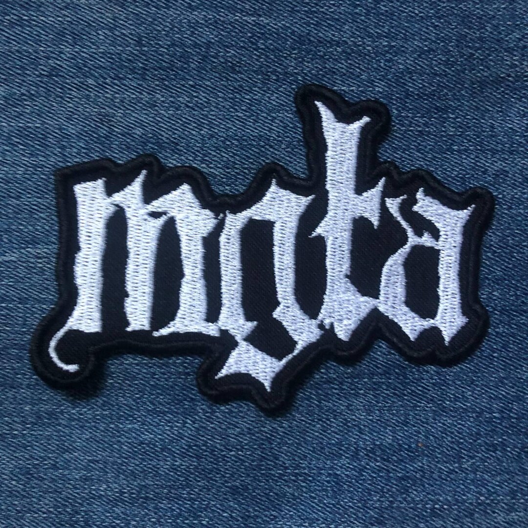 MGLA Shaped Embroidered Patch Kriegsmaschine Misþyrming Cult of Fire ...