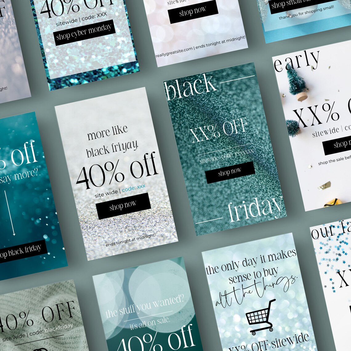 Black Friday & Cyber Monday Email Marketing Template Bundle | Klaviyo ...