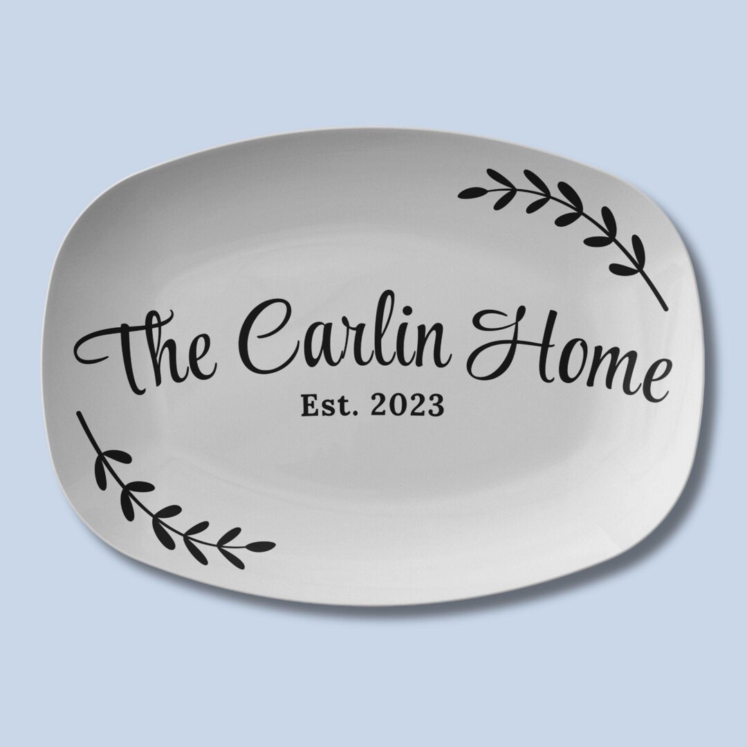 Personalized Serving Platter – Custom New Home Gift - Etsy