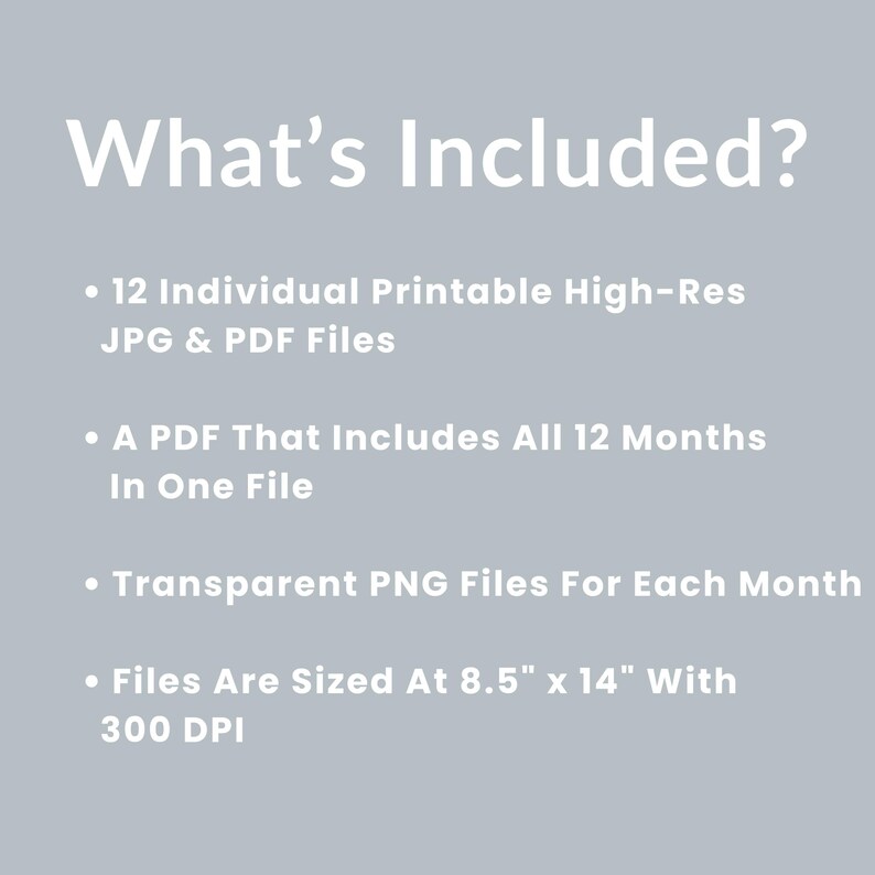 2025 Printable Calendar: Legal Size Monthly Planner (digital Download ...