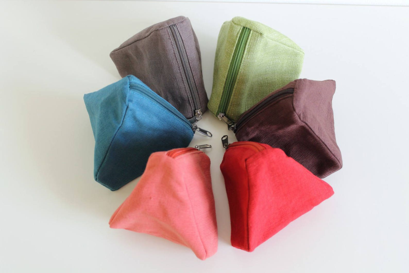 Small Cotton Pouch Cedarwood Pouch Coin Purse Mini - Etsy