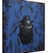 Blue Beetle Art Print, Modern Insect Wall Art, Nature-inspired Home ...