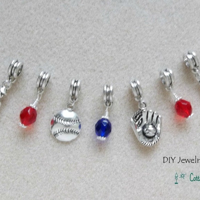 Baseball Charms - Etsy
