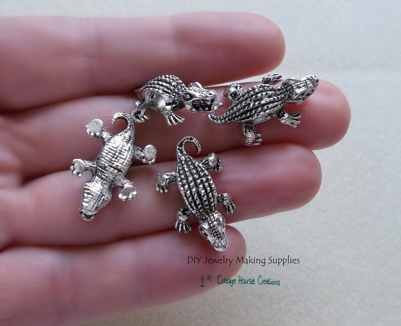 Alligator Crocodile Reptile Large Big Hole Paracord Bracelet DIY ...