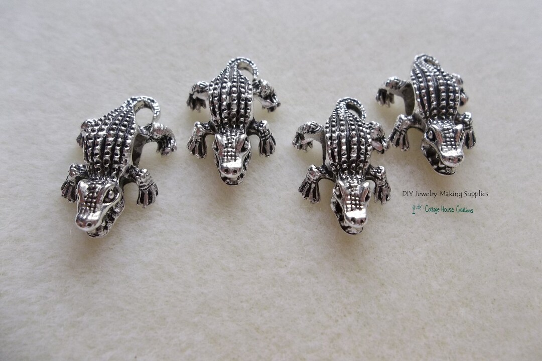 Alligator Crocodile Reptile Large Big Hole Paracord Bracelet DIY ...