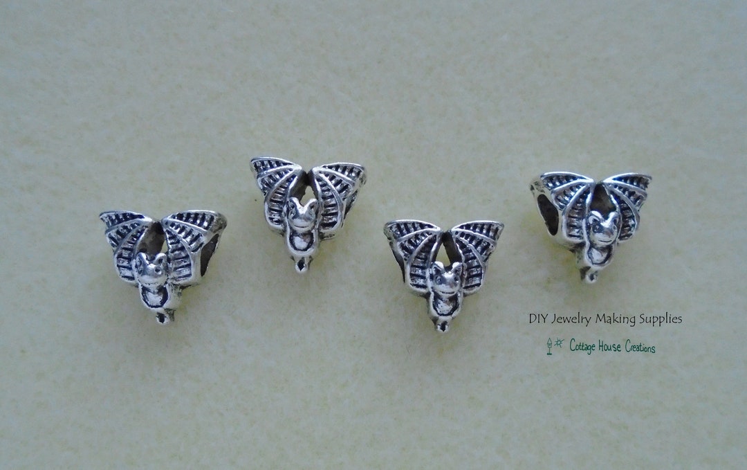 Bat Bead Large Big Hole European Paracord Bracelet DIY Jewelry Making ...