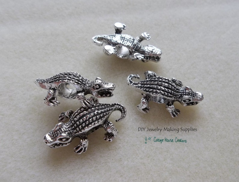 Alligator Crocodile Reptile Large Big Hole Paracord Bracelet DIY ...