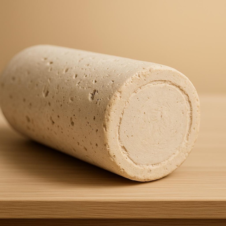Travertine Vase: Minimalist Natural Stone Decor, Modern Rustic Style - Etsy
