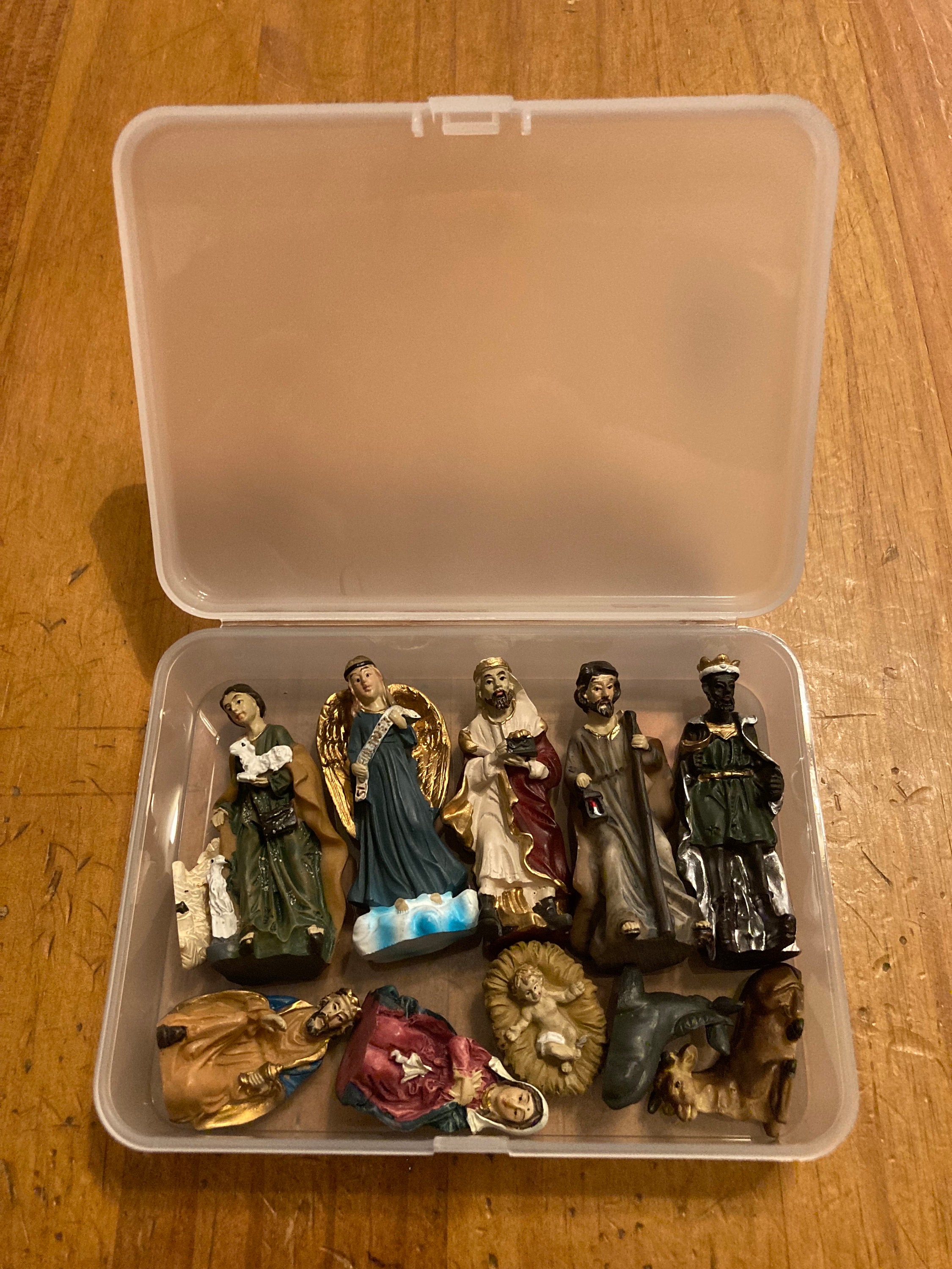 Nativity Story Sensory Play Bin- Journey to Bethlehem, Birth of Christ ...