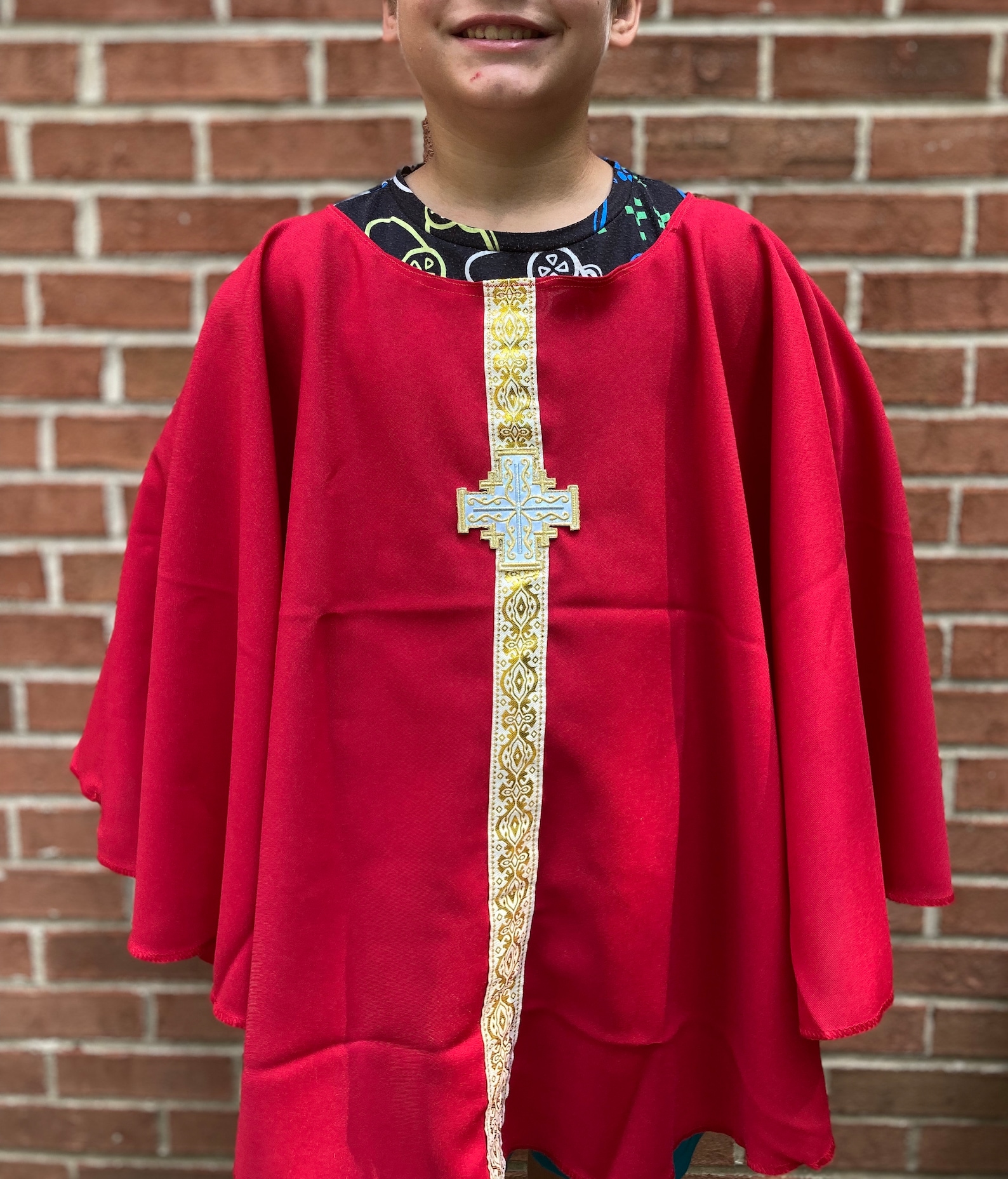Multiple Colors: Catholic Kids’ Chasuble- Play Priest Vestment ...