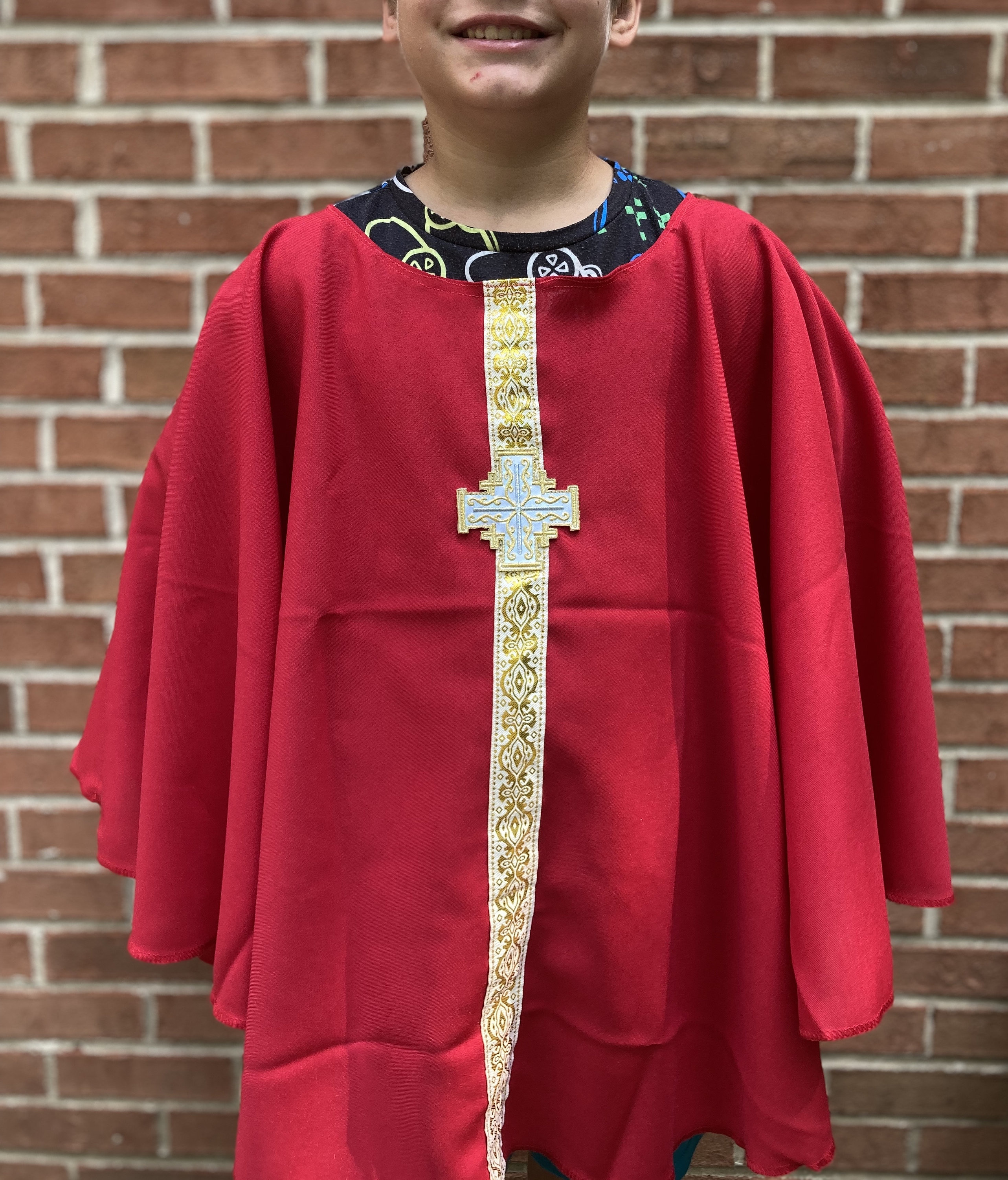 Multiple Colors: Catholic Kids’ Chasuble- Play Priest Vestment ...