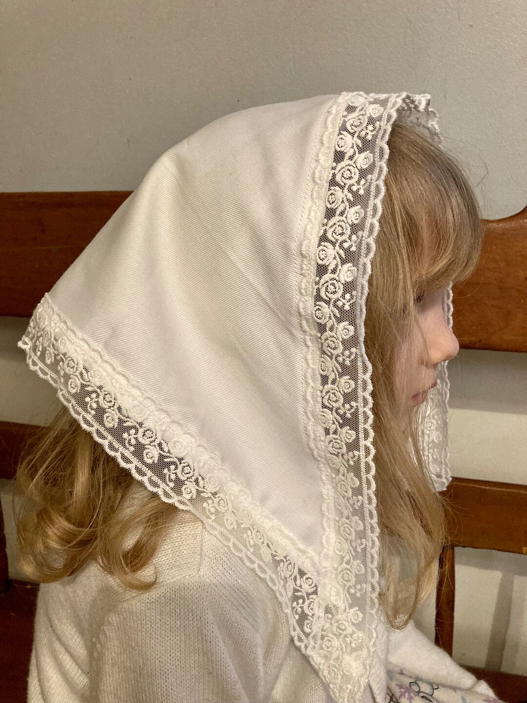 Chapel Veil/mantilla for Little Girls and Toddlers, Catholic Mass ...