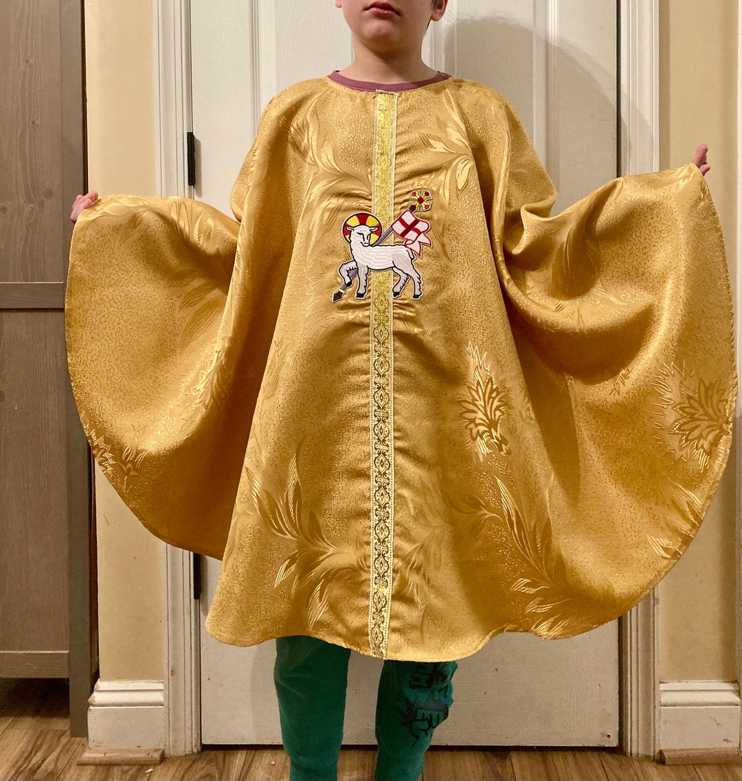 READY TO SHIP: Multiple Colors- Catholic Kids’ Chasuble- Play Priest ...