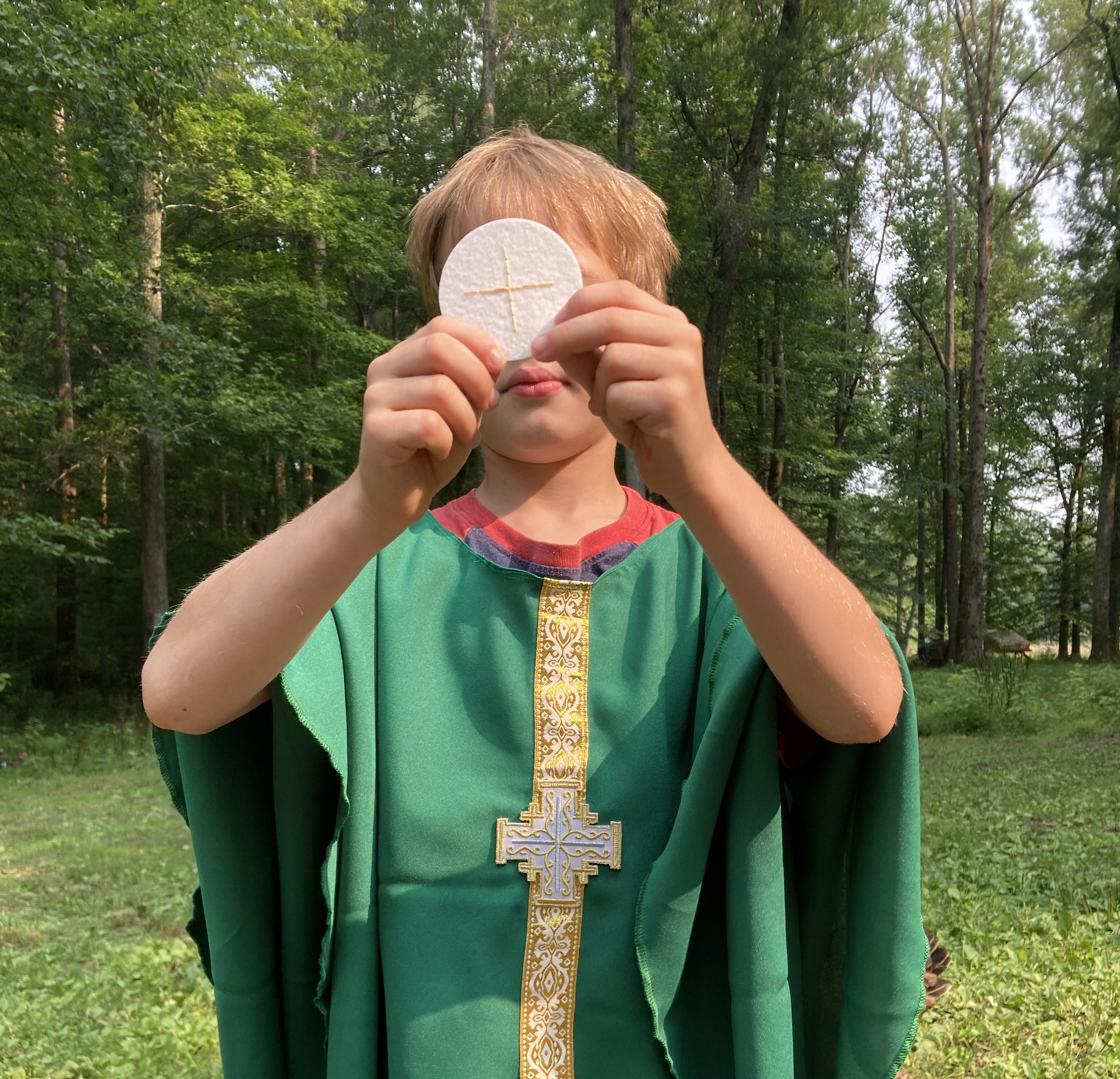 Multiple Colors: Catholic Kids’ Chasuble- Play Priest Vestment ...