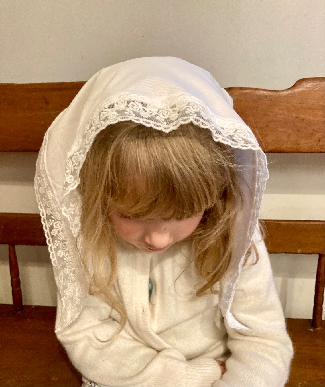 Chapel Veil/mantilla for Little Girls and Toddlers, Catholic Mass ...